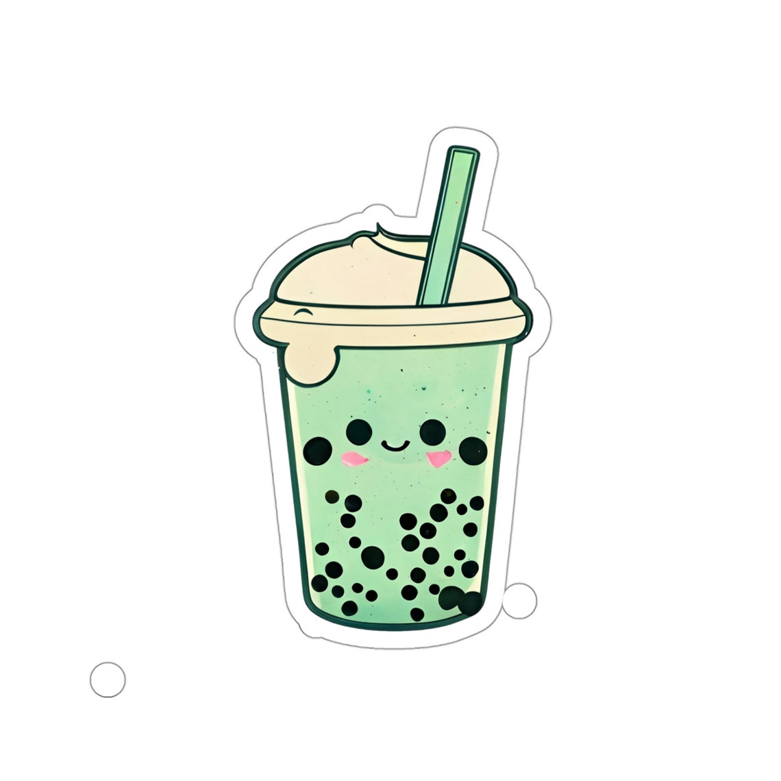 Honey Dew Bubble Tea Sticker - Etsy