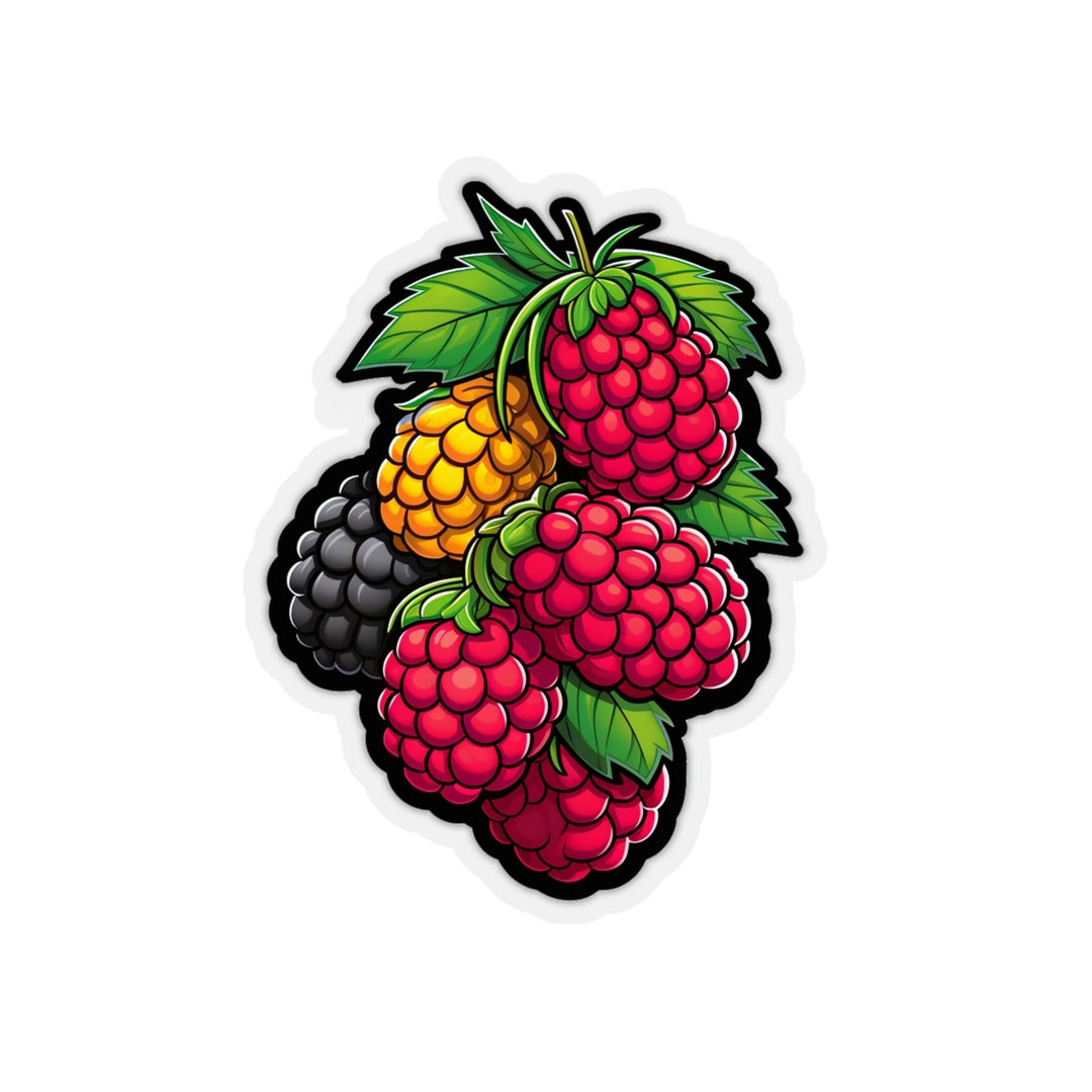 More Raspberries Sticker - Etsy