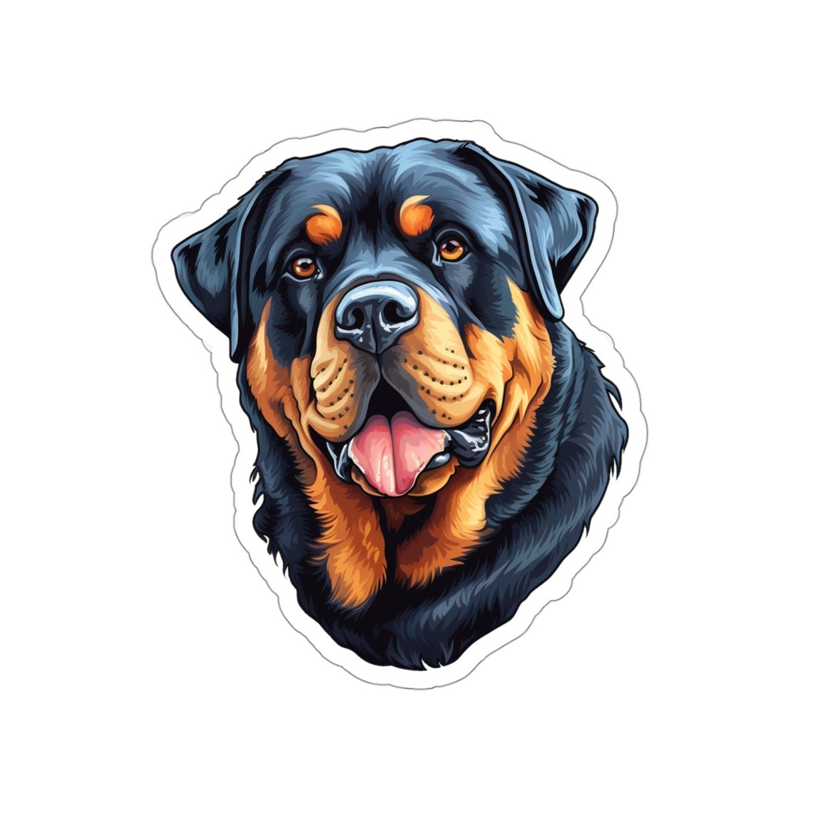 Rottweiler Sticker - Etsy