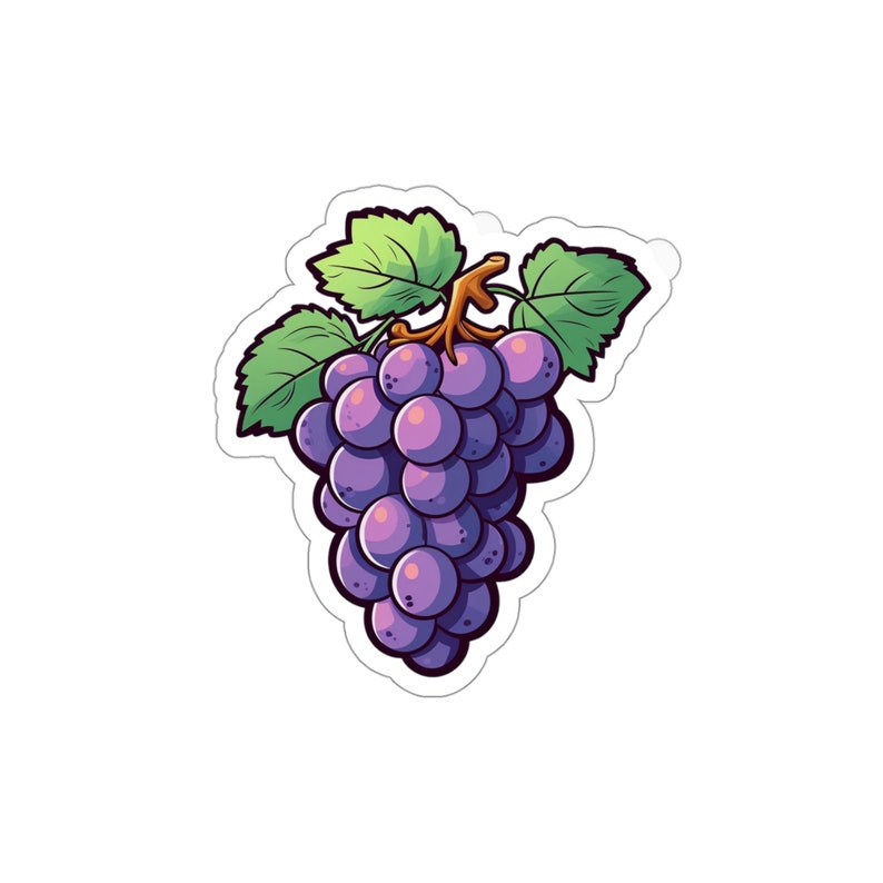 Grapes Sticker - Etsy