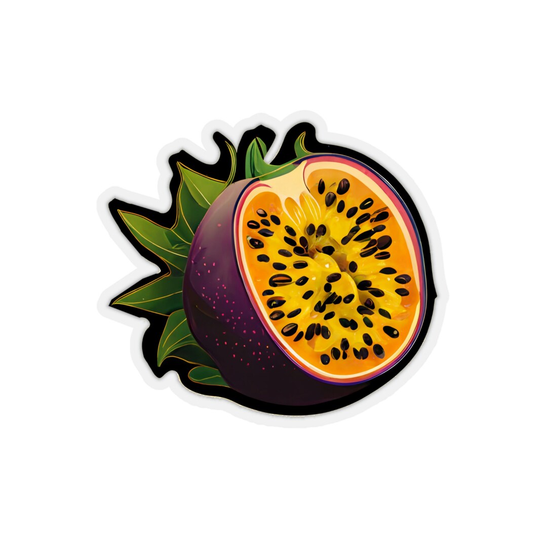 Passion Fruit Sticker - Etsy