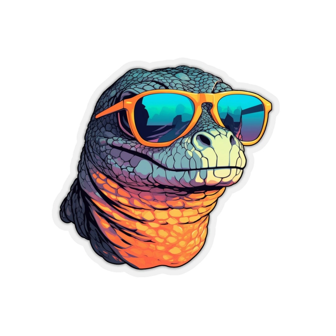 Dark Cool Pit Viper Sticker - Etsy