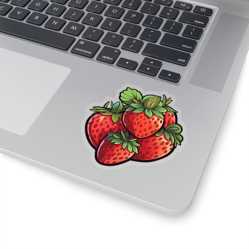 Strawberries Sticker - Etsy