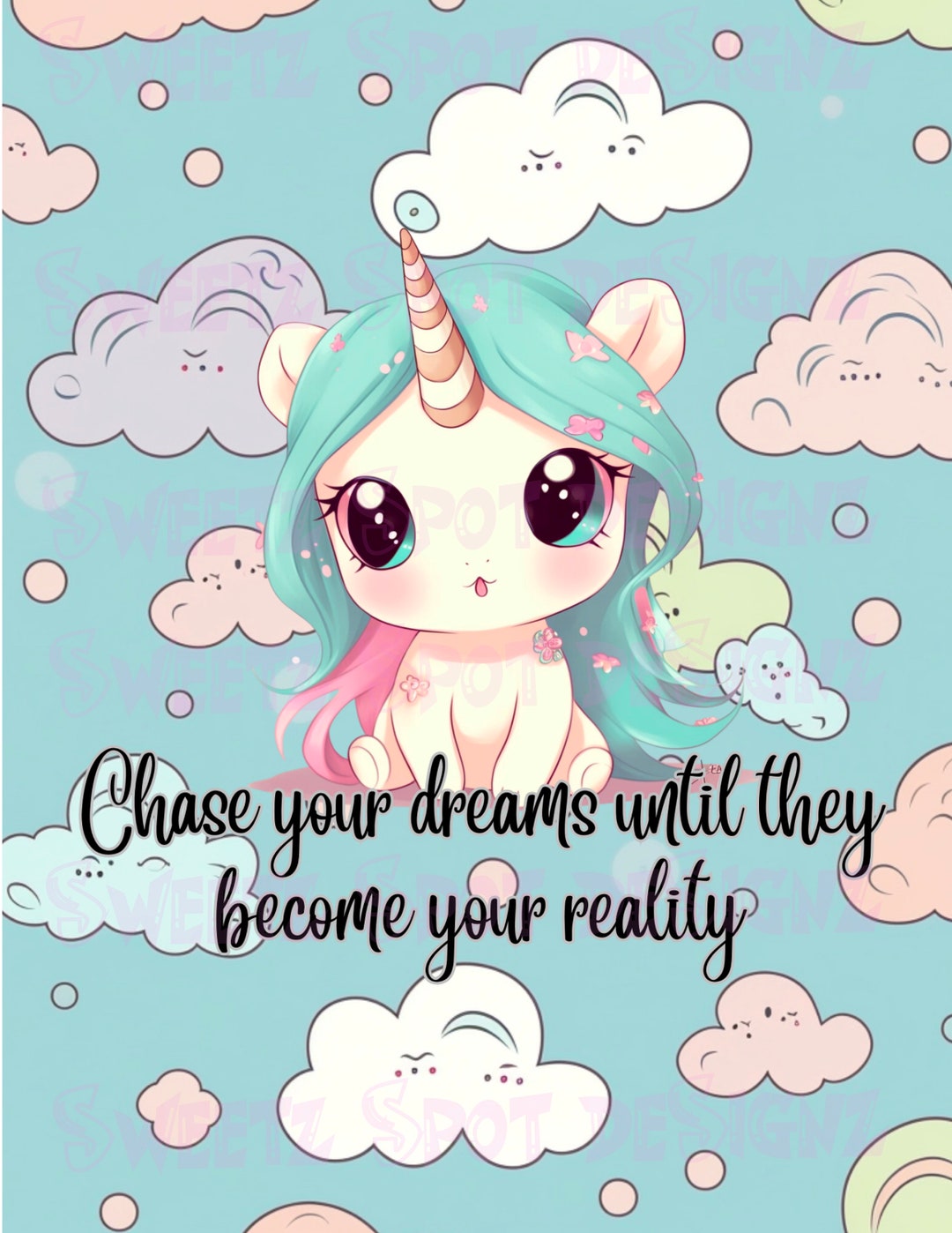 Cute, Unicorn, Digital Planner, Magical, Colorful, Organized, Whimsical ...