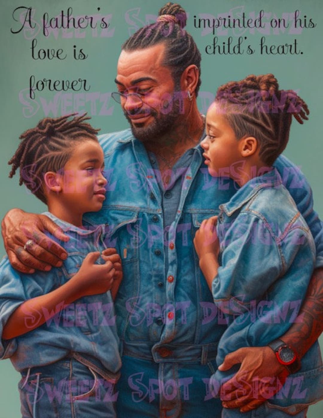 Father's Day, Men, 300dpi, PNG, Planner Cover Art, Father and Child ...