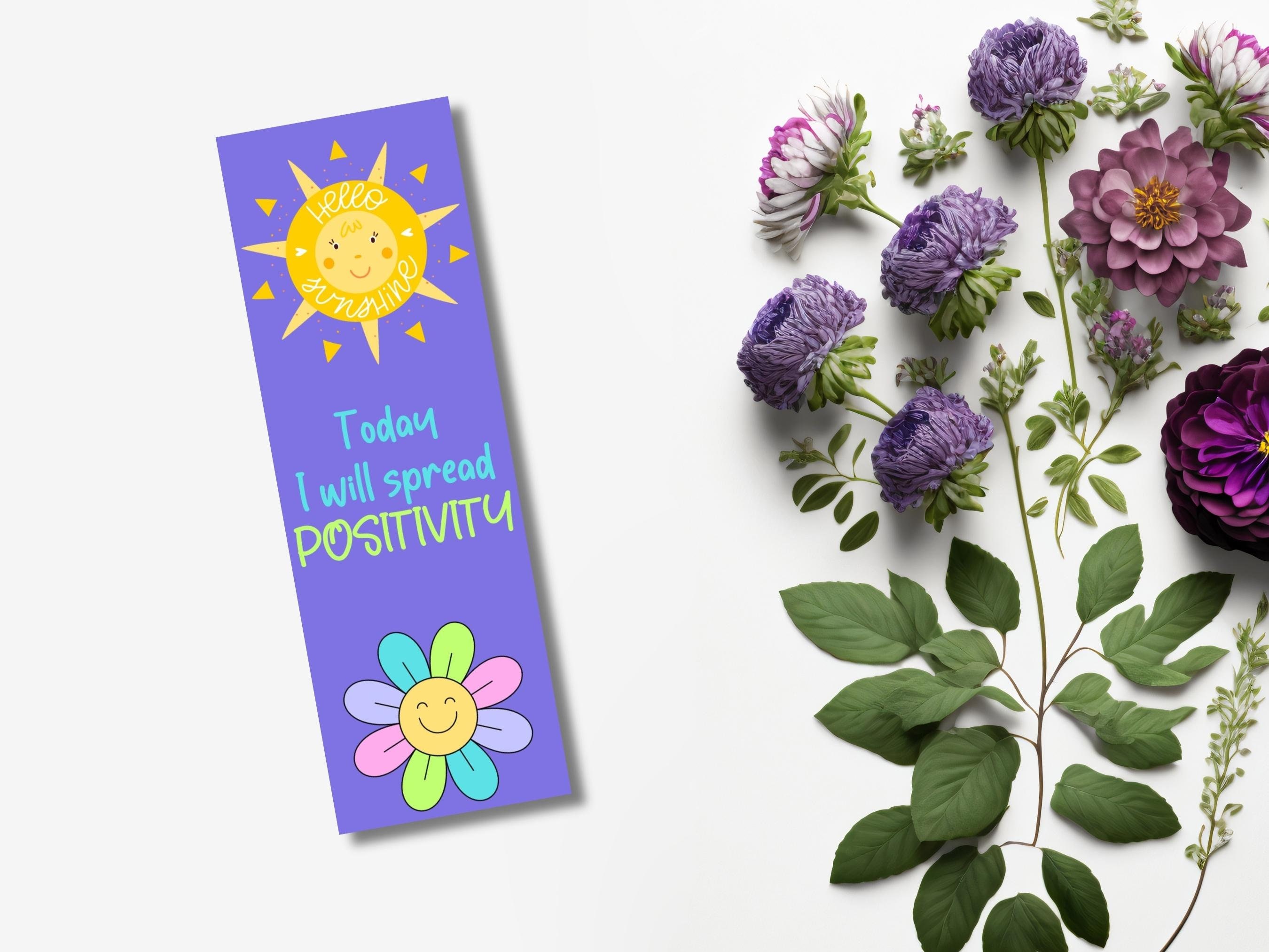 Positive Affirmation Bookmark Set for Kids Positive - Etsy