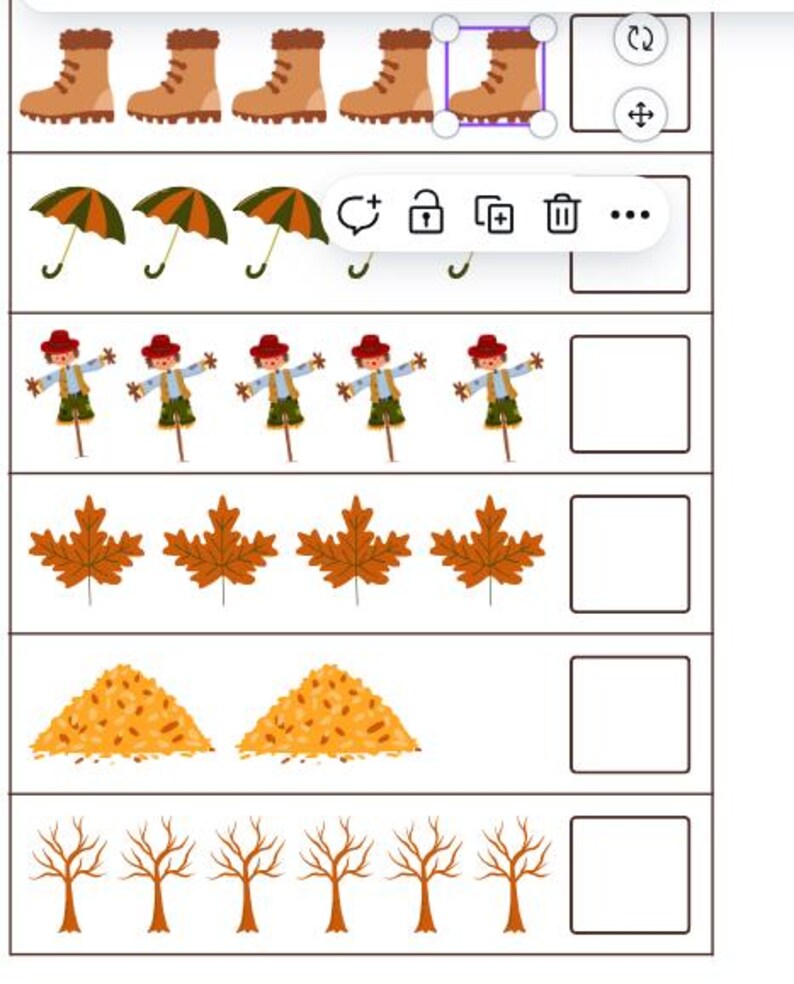 Autumn Counting Worksheet Printable – Fall-themed Counting Activity for ...