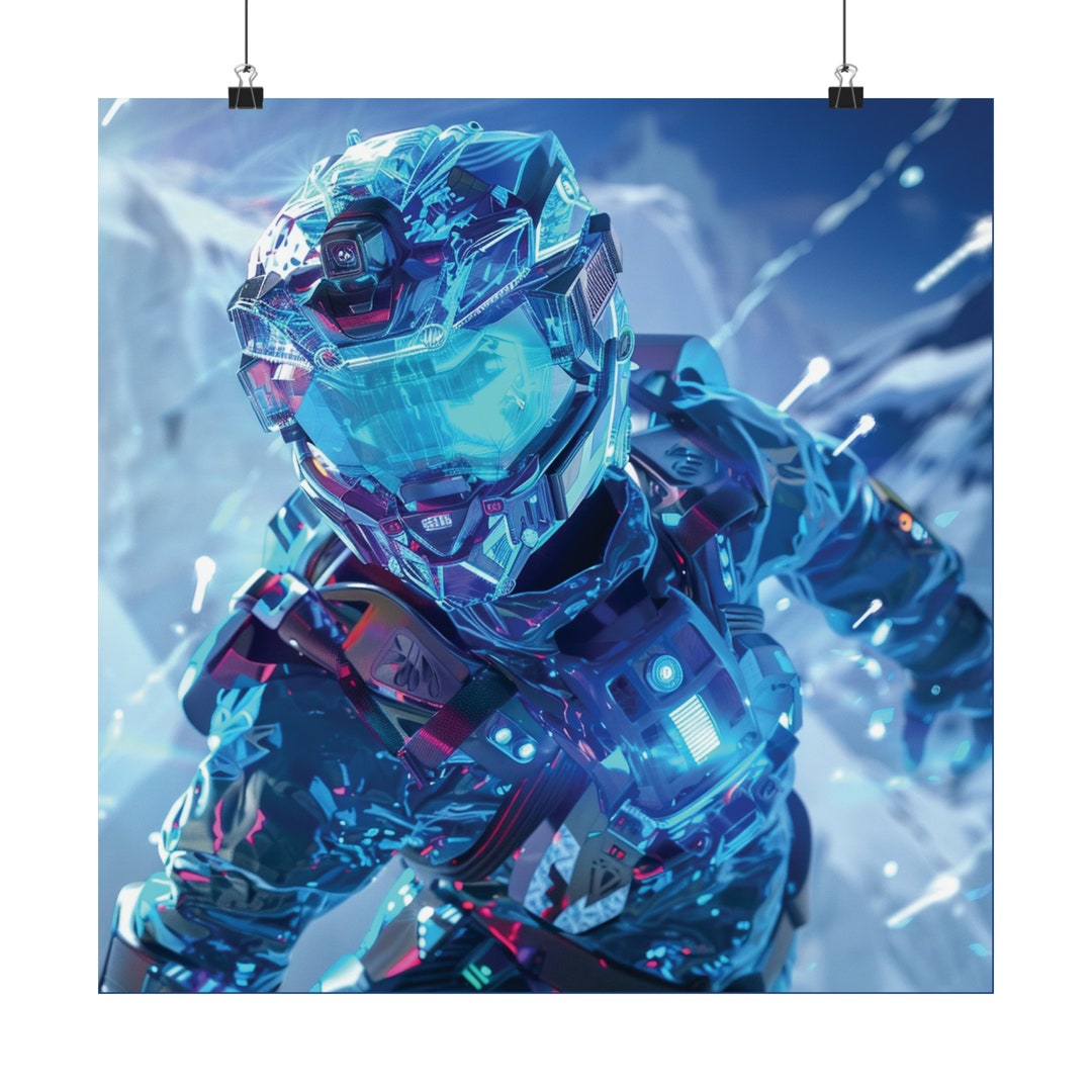 Futuristic Gamer Vibes Matte Poster - Etsy