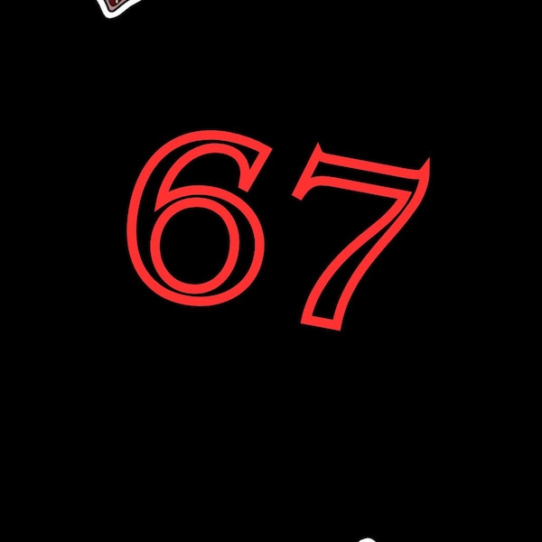 The Number 67 Wallpaper - Etsy