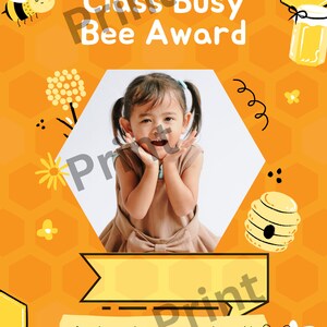 Bee Hive Student of the Month Poster: Recognizing Excellence and ...
