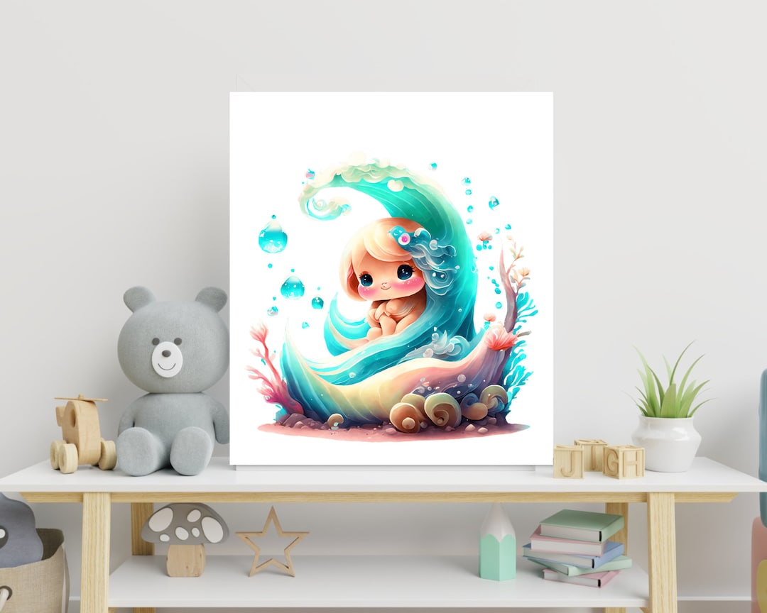 Ethereal Fairy Wall Art, Nursery Decor, Fairy Nursery Wall Art, Digital ...