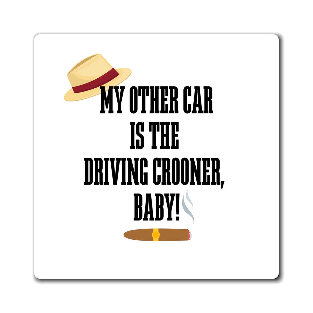 Driving Crooner Magnet - Etsy