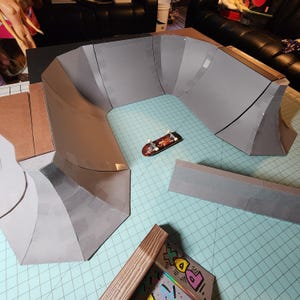 Papercraft Skatepark Instant Download- Fingerboard Vert Ramp, Bowl ...
