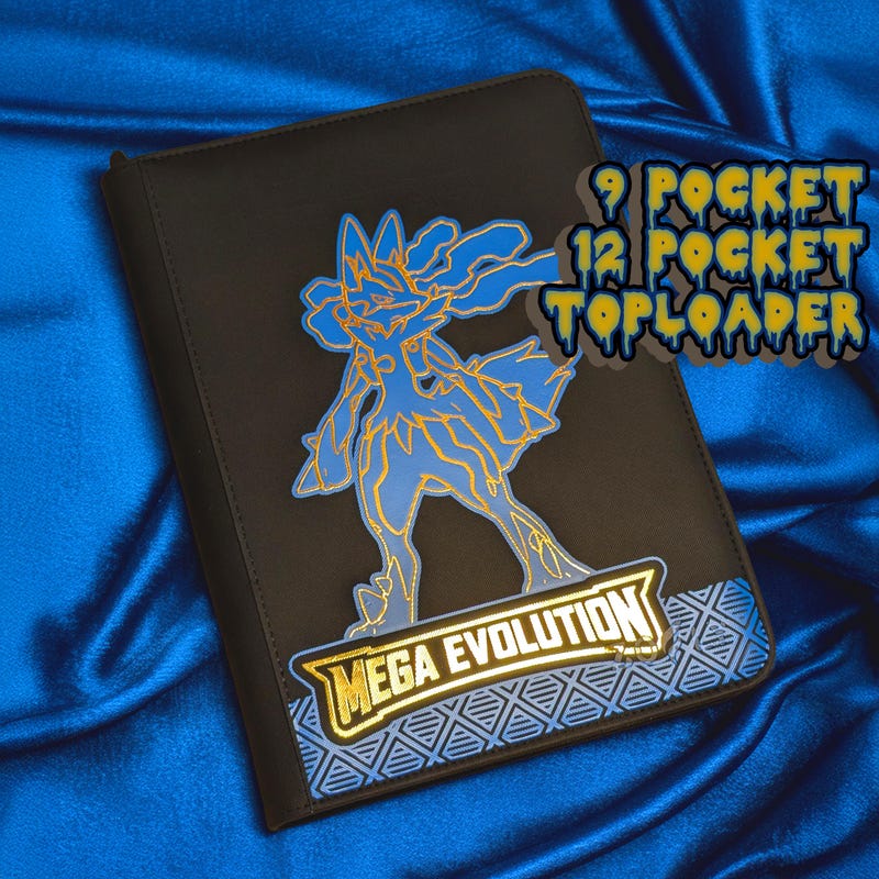 Mega Evolution Binder - Etsy