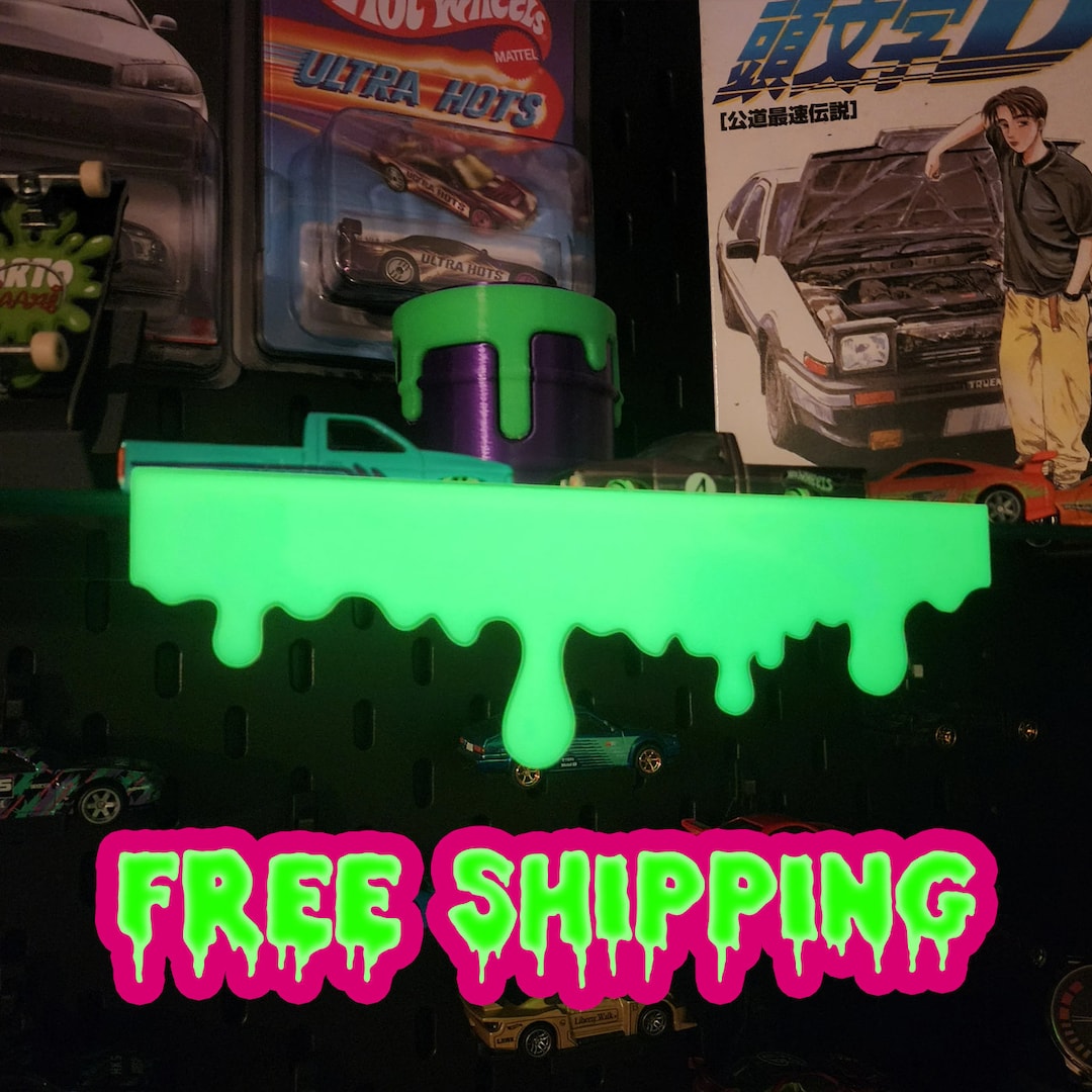 Glow in the Dark Slime Drip Shelf Hanger, Halloween Decor - Etsy