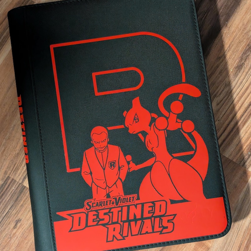 Team Rocket Binder Custom - Etsy