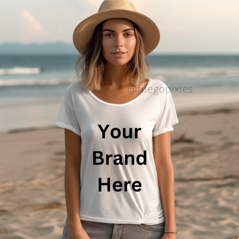 T-shirt Mockup Natural Mock up Model Mockup Summer Mockup - Etsy