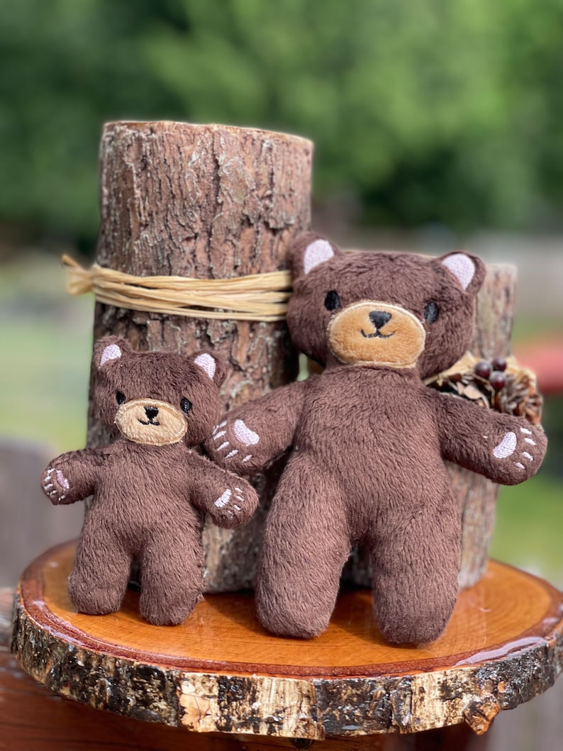 Teddy Bear Stuffy in the Hoop Design | Machine Embroidery | Instant ...