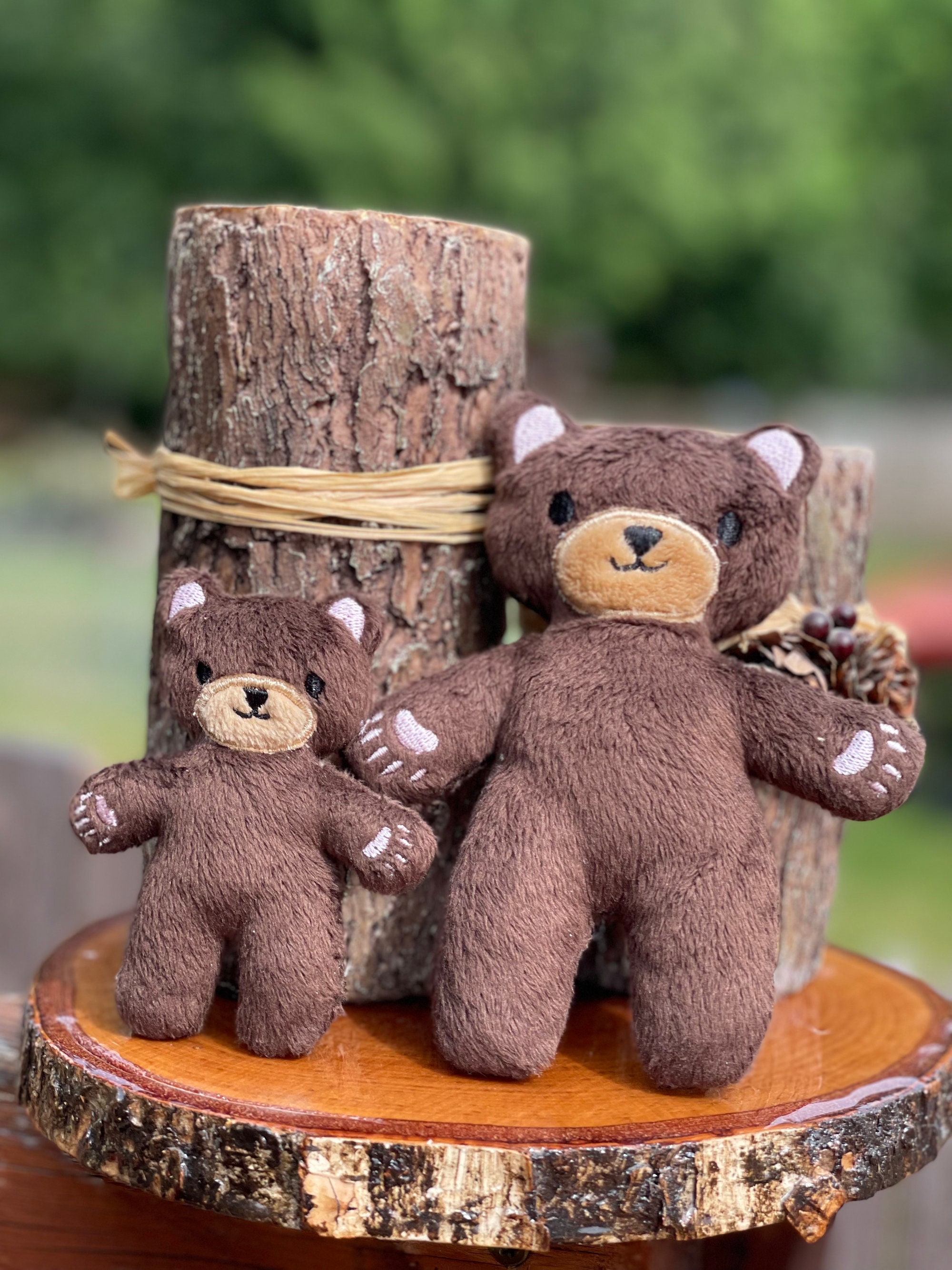 Teddy Bear Stuffy in the Hoop Design | Machine Embroidery | Instant ...