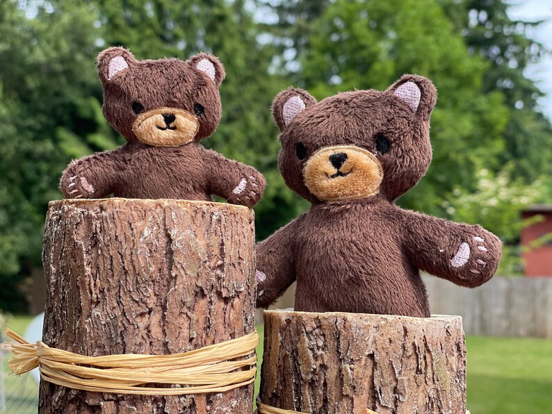 Teddy Bear Stuffy in the Hoop Design | Machine Embroidery | Instant ...