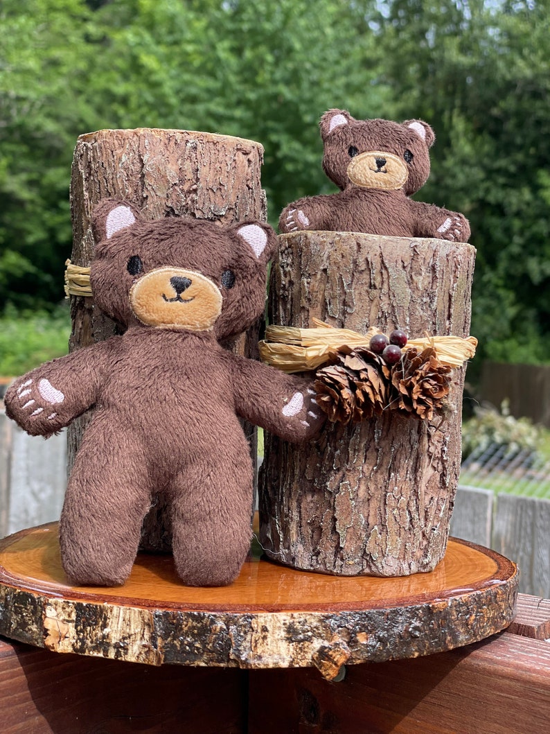 Teddy Bear Stuffy in the Hoop Design | Machine Embroidery | Instant ...