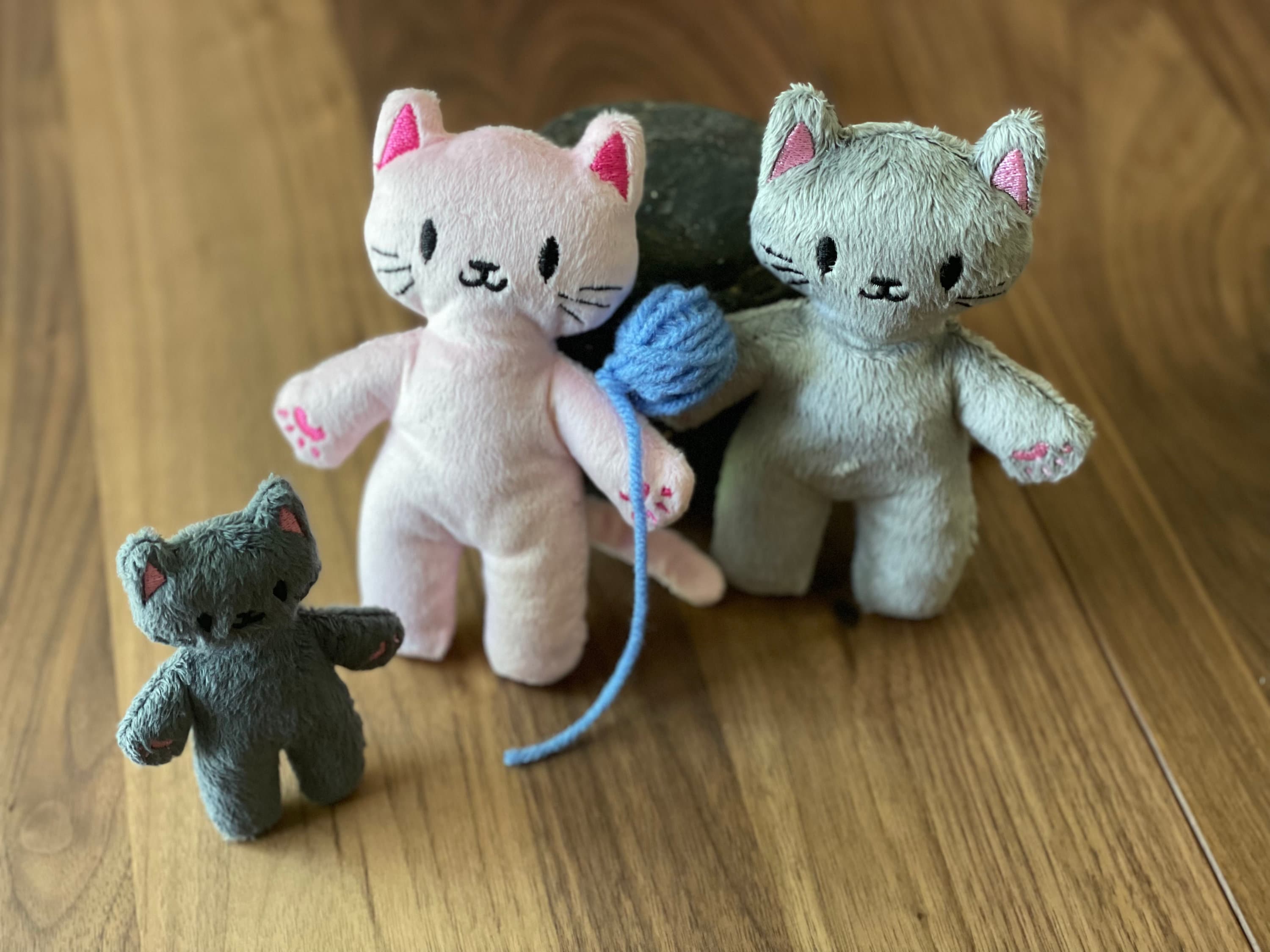 Katy Cat Stuffy in the Hoop Design | Machine Embroidery | Instant ...