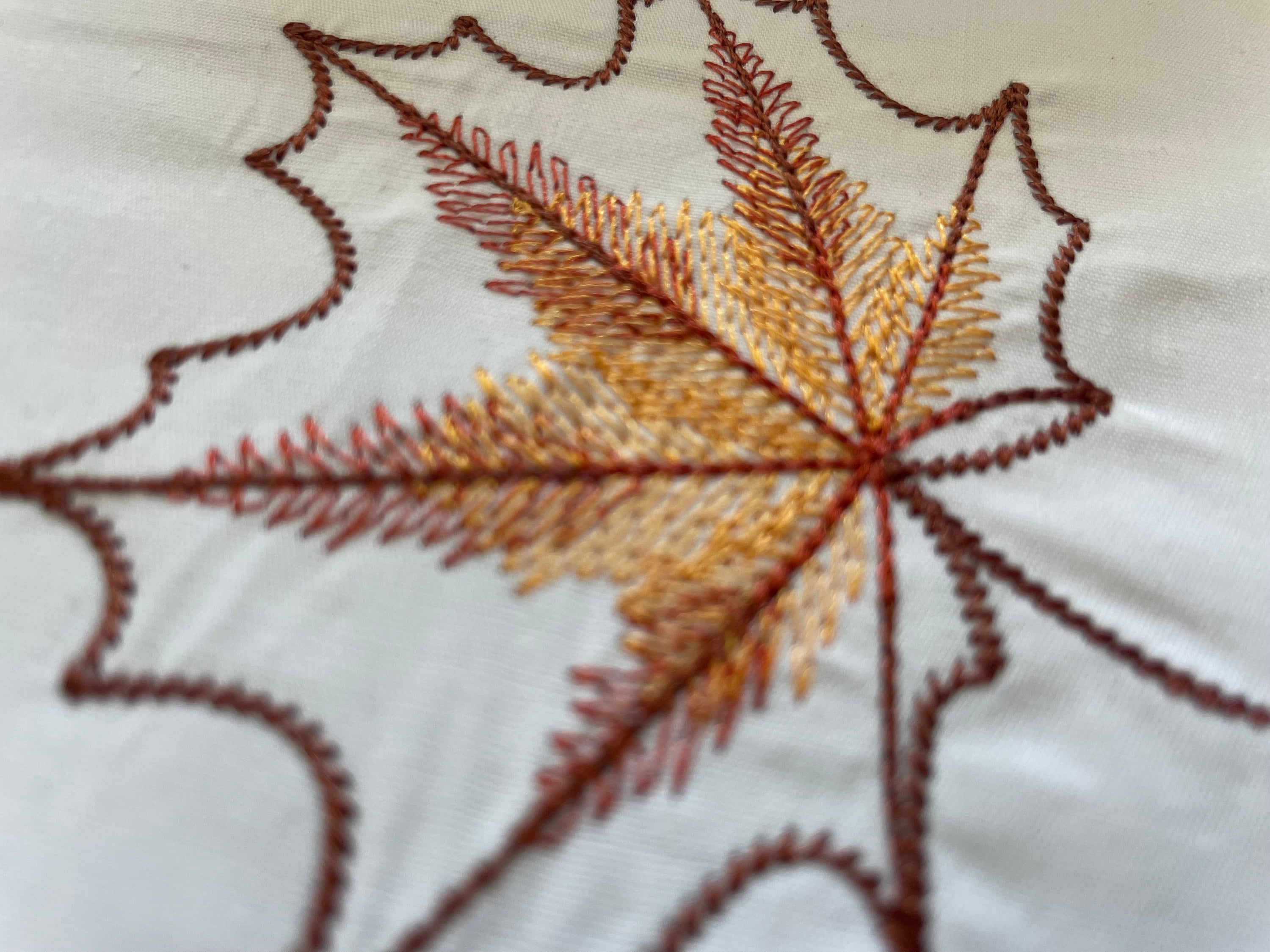 Maple Leaf Design | Machine Embroidery | Instant Digital File | PES ...