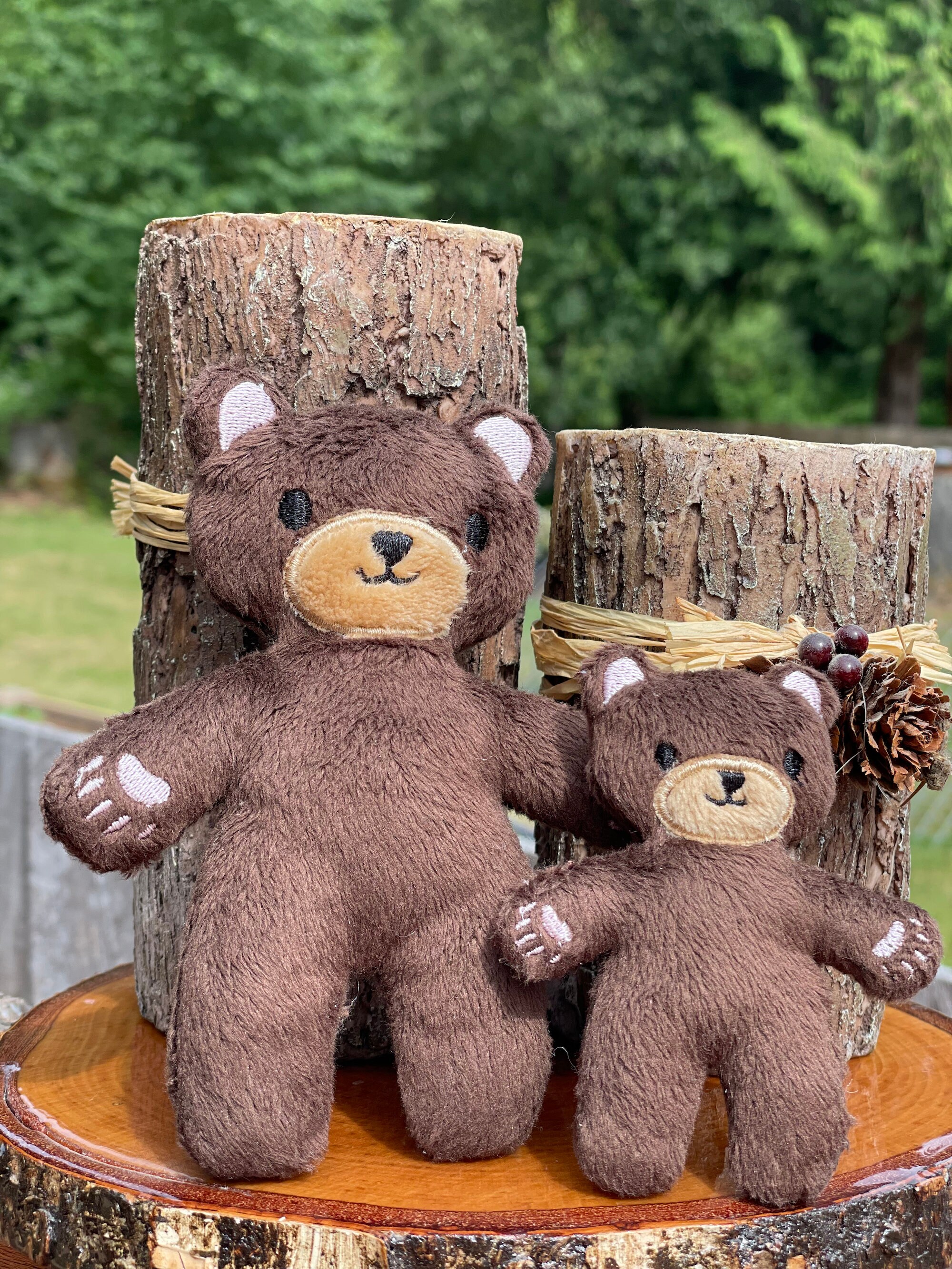 Teddy Bear Stuffy in the Hoop Design | Machine Embroidery | Instant ...