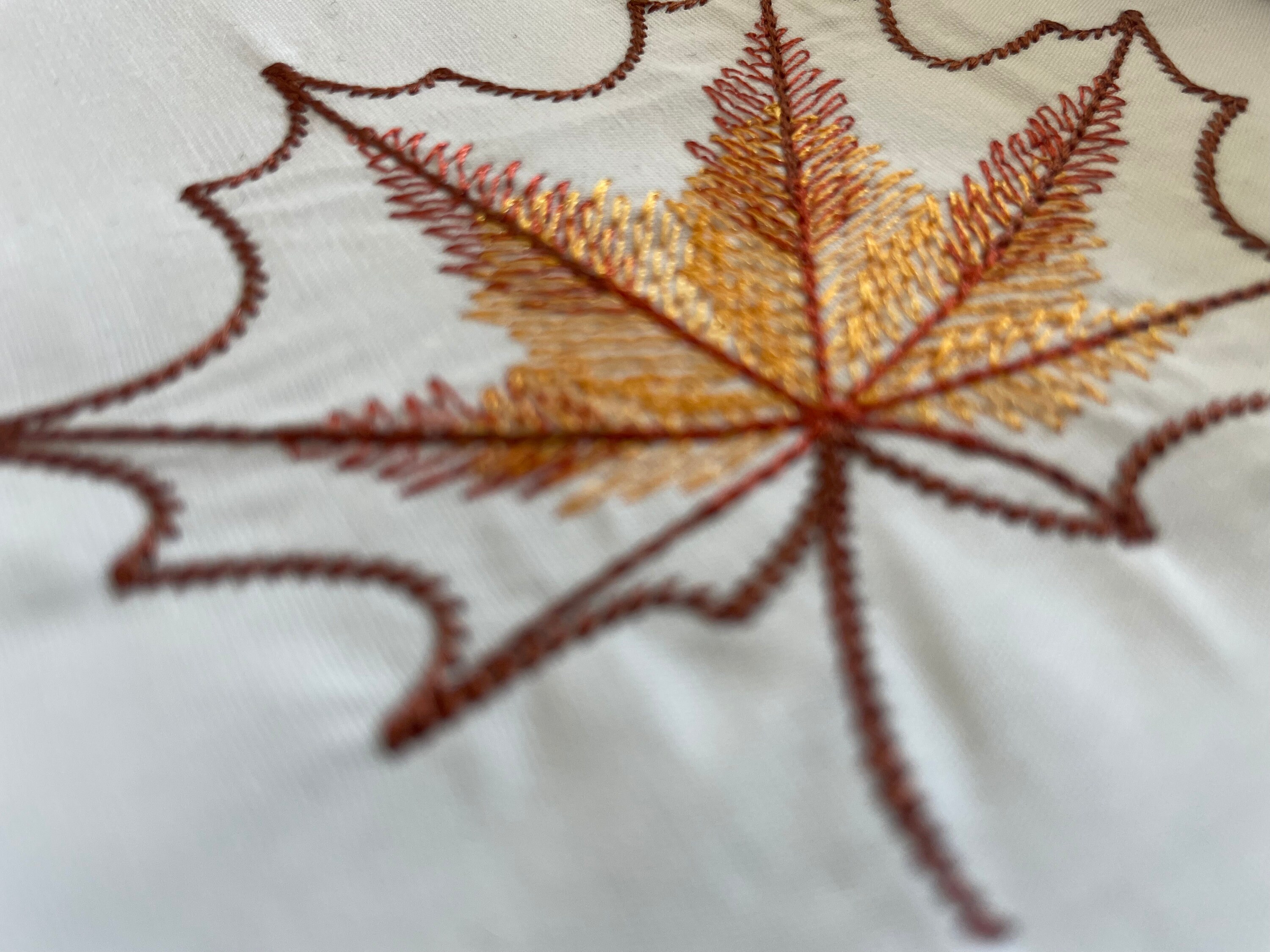 Maple Leaf Design | Machine Embroidery | Instant Digital File | PES ...