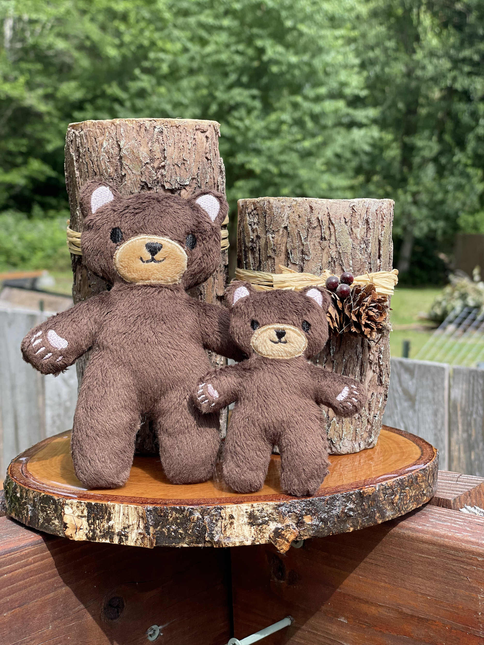 Teddy Bear Stuffy in the Hoop Design | Machine Embroidery | Instant ...