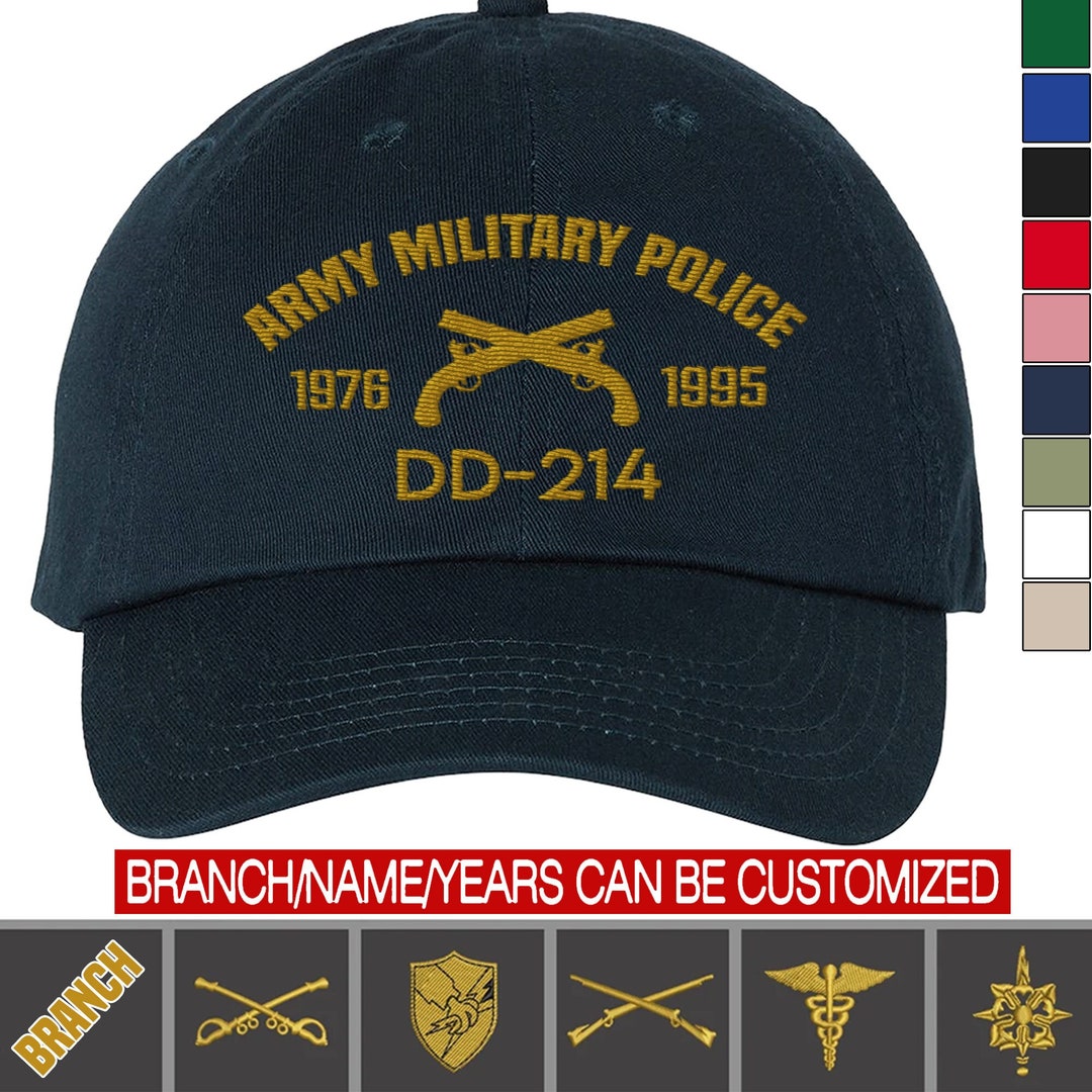 Embroidered US Army Military Police Corps Hat US Military Dd - Etsy