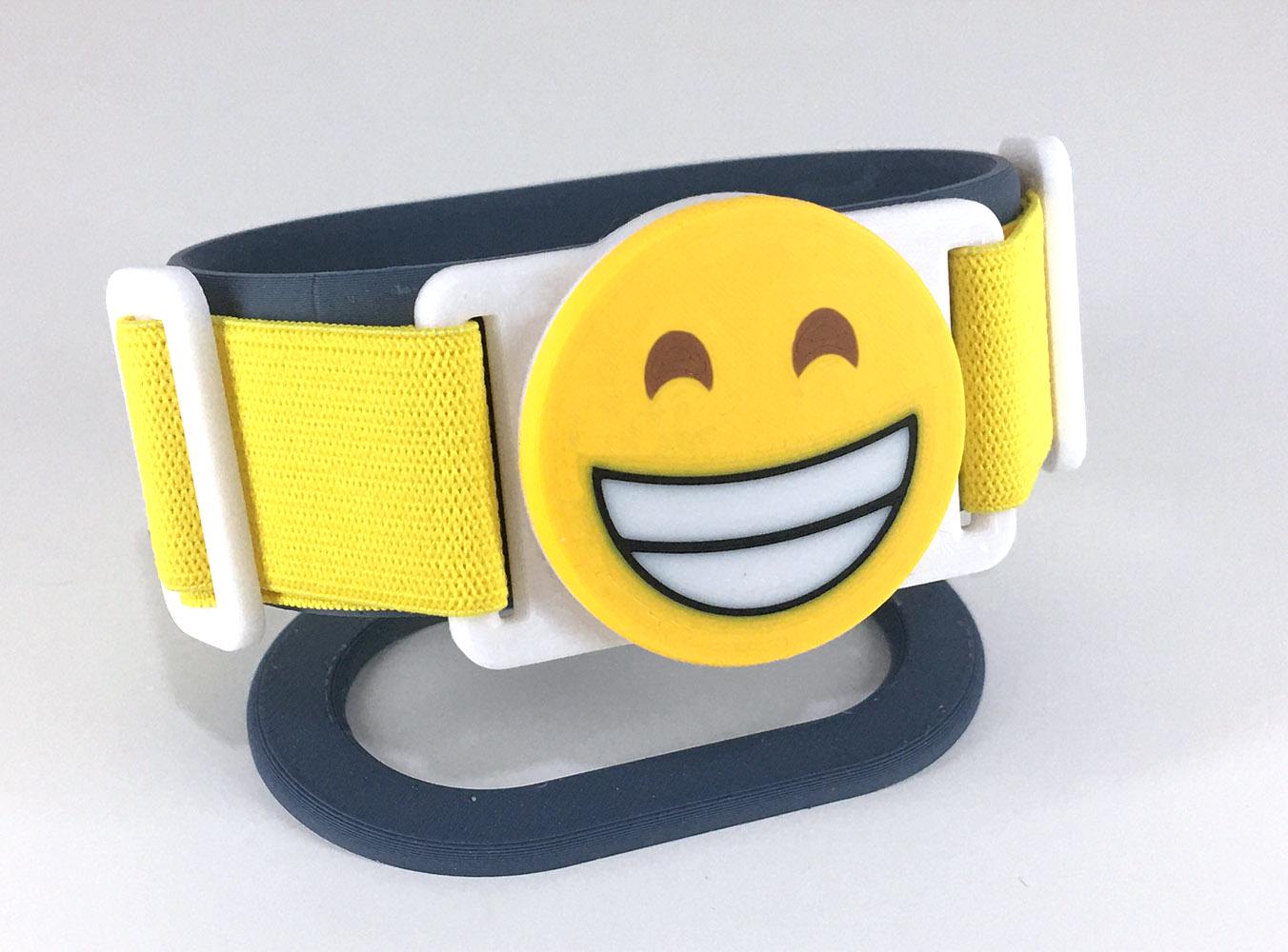 Freestyle Libre 1 & 2 Sensor - Happy Emoji Protective Case and Armband ...