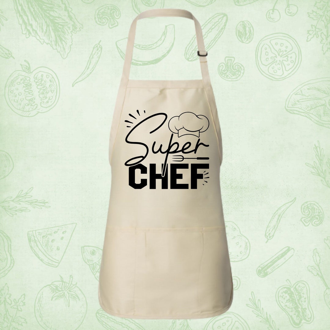 Super Chef Apron, Cool Chef Apron, Custom Apron for Best Chef, Best ...