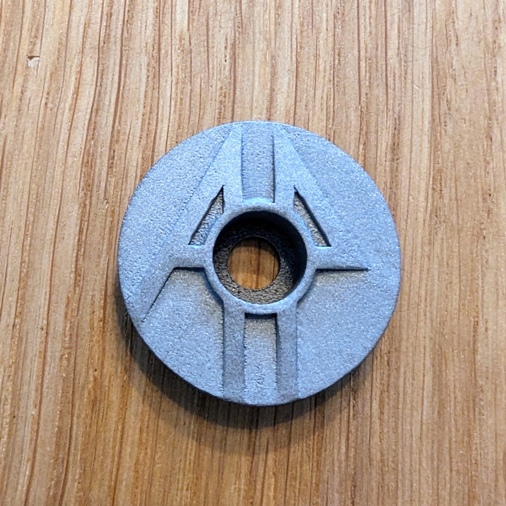 Stem / Headset Cap 3D Printed Titanium or Stainless Steel-ap Logo! - Etsy