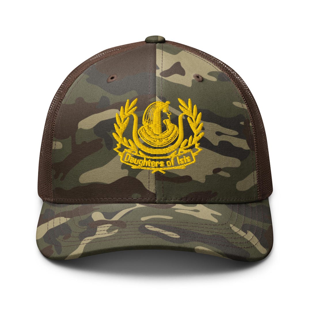 DOI Daughters of Isis Winged Emblem Camouflage Trucker Hat - Etsy