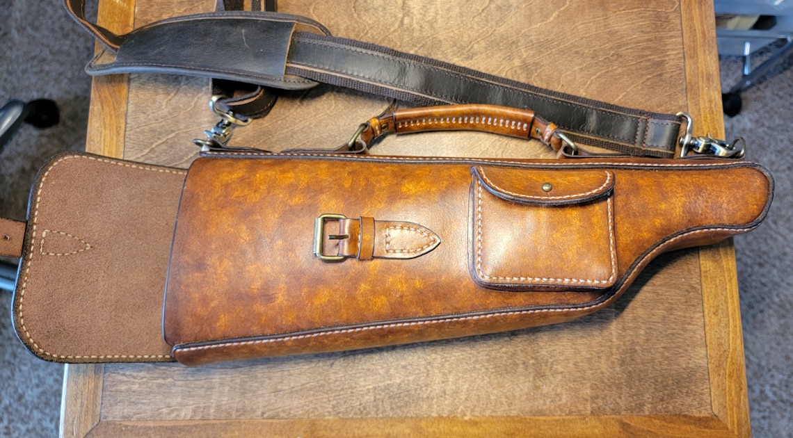 Henry Takedown Survival Rifle Case (PATTERN Only), Leather Rifle Case ...