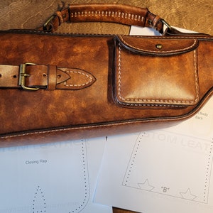 Henry Takedown Survival Rifle Case (PATTERN Only), Leather Rifle Case ...