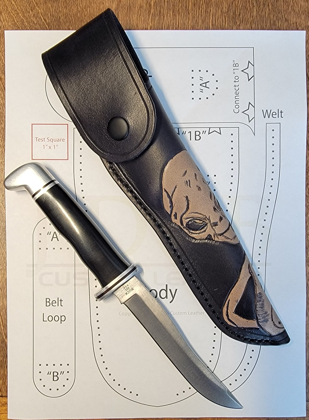 Buck 105 Knife Sheath Pattern (PDF Pattern) - Etsy