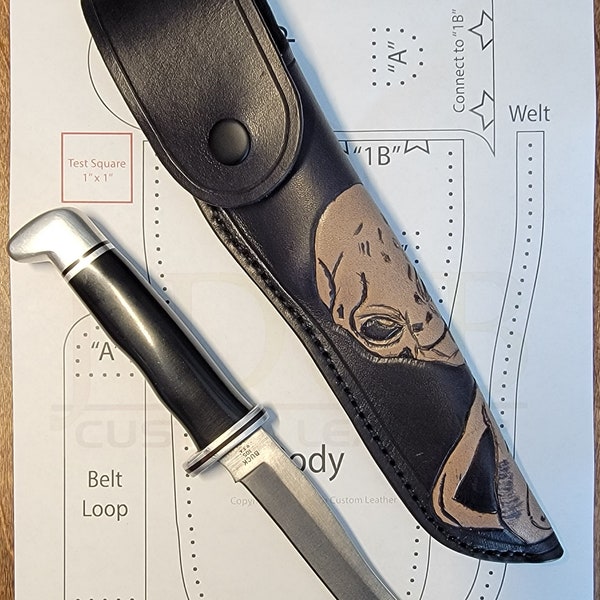 Buck Knife Pattern - Etsy