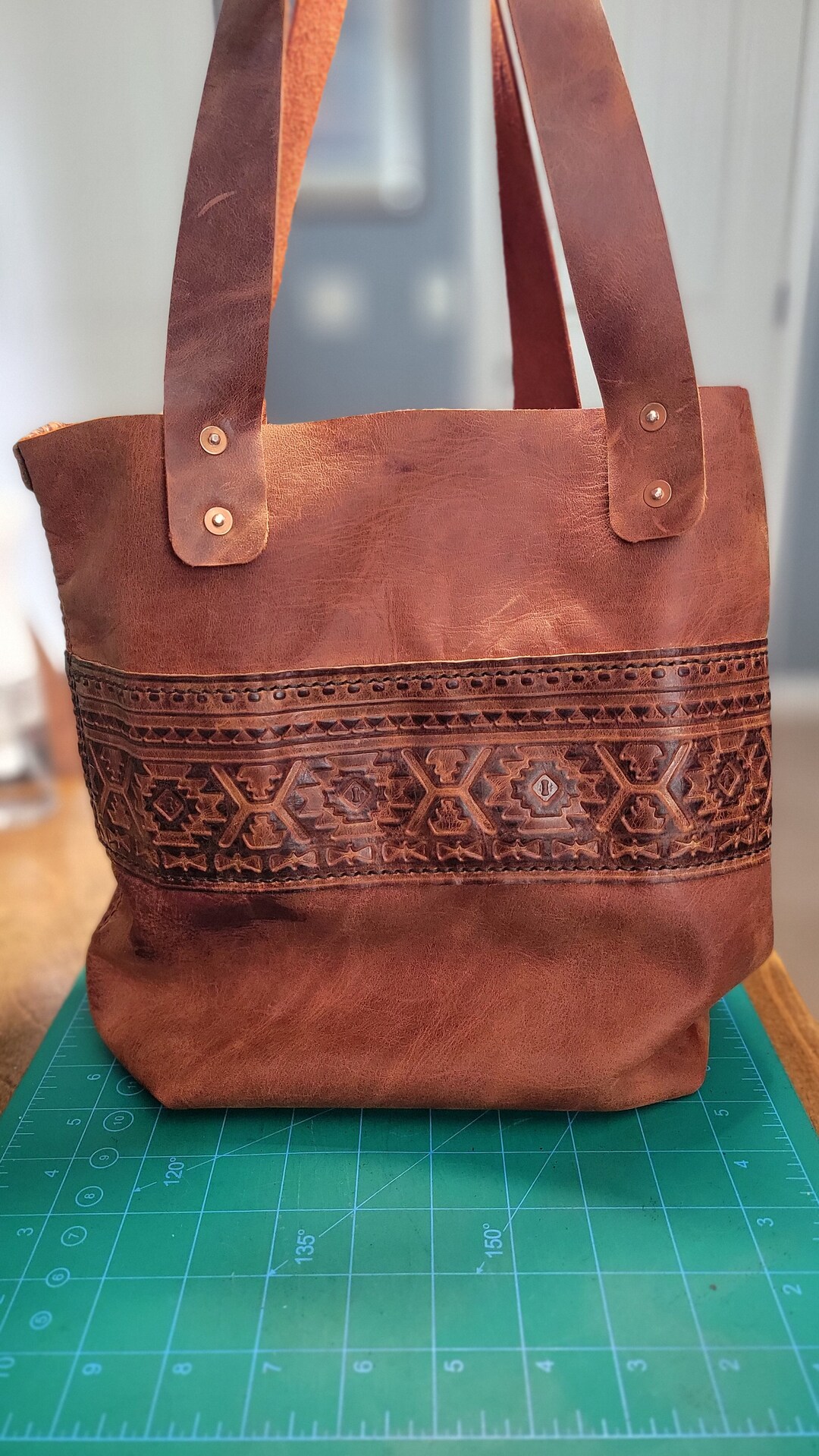 Leather Tote (PATTERN Only), Tote Pattern, Leather Bag Pattern, Leather ...