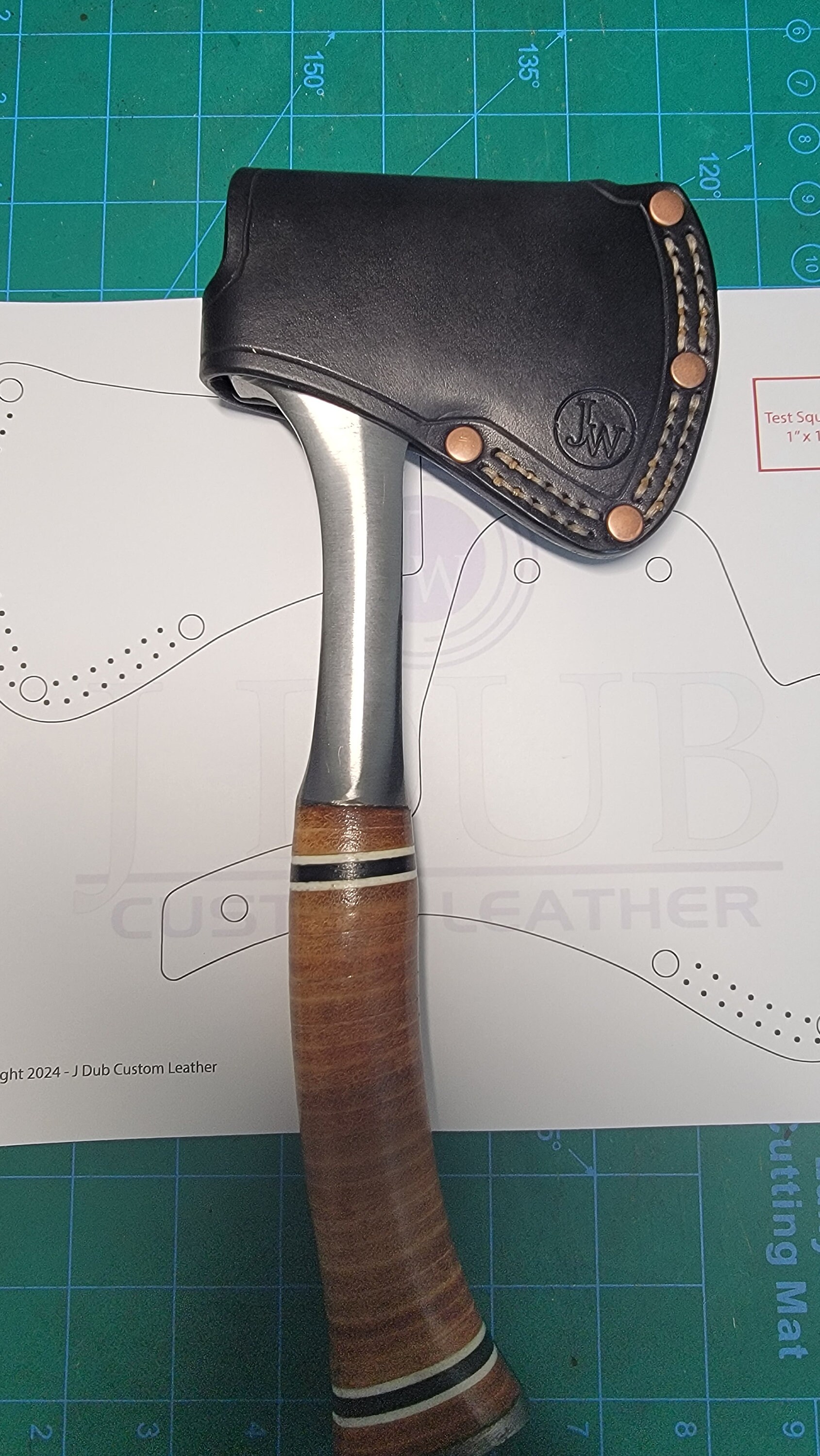 Pattern for an Estwing Sportsman's 12" Hatchet Sheath (part #E14A ...
