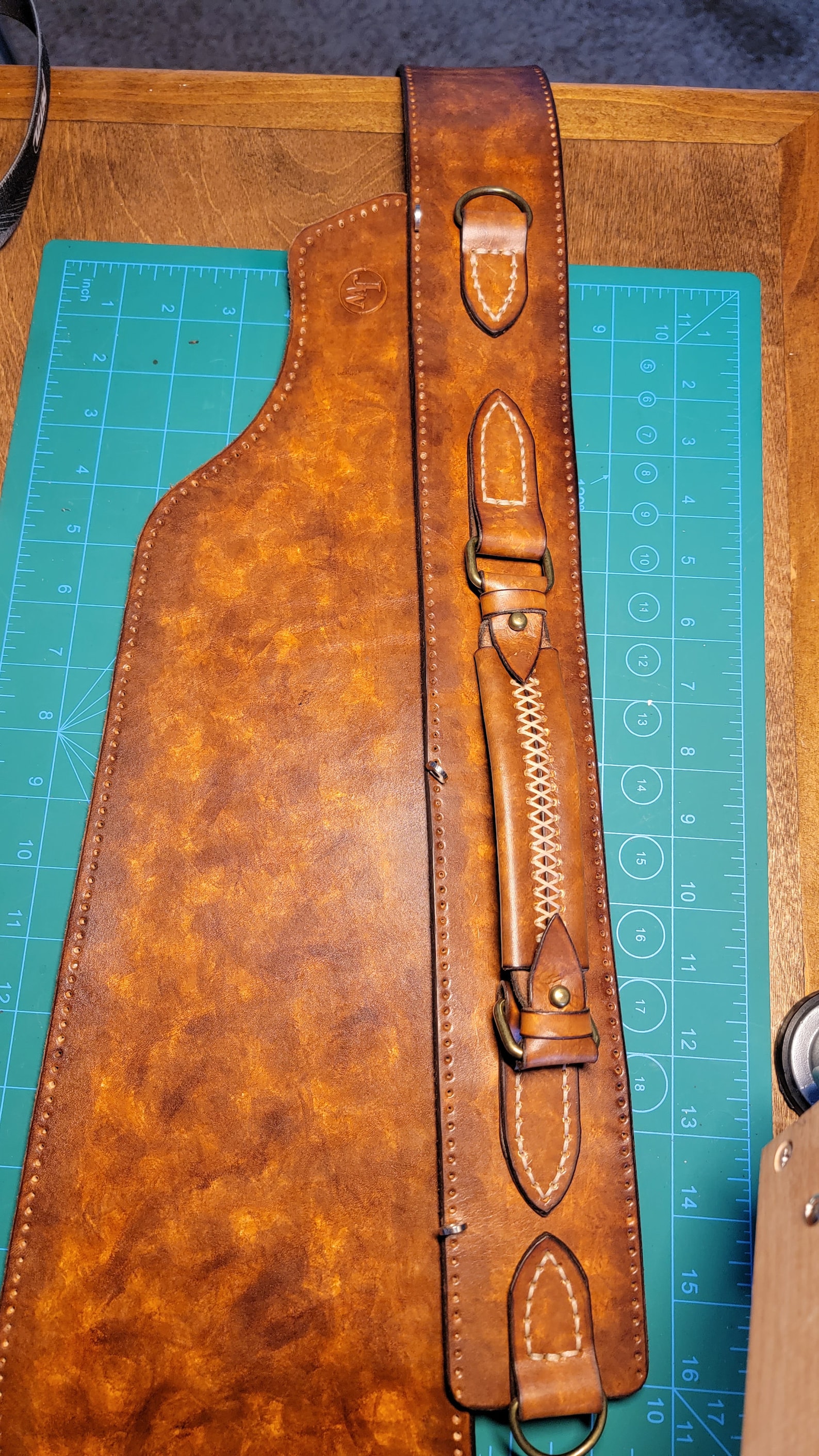 Henry Takedown Survival Rifle Case (PATTERN Only), Leather Rifle Case ...