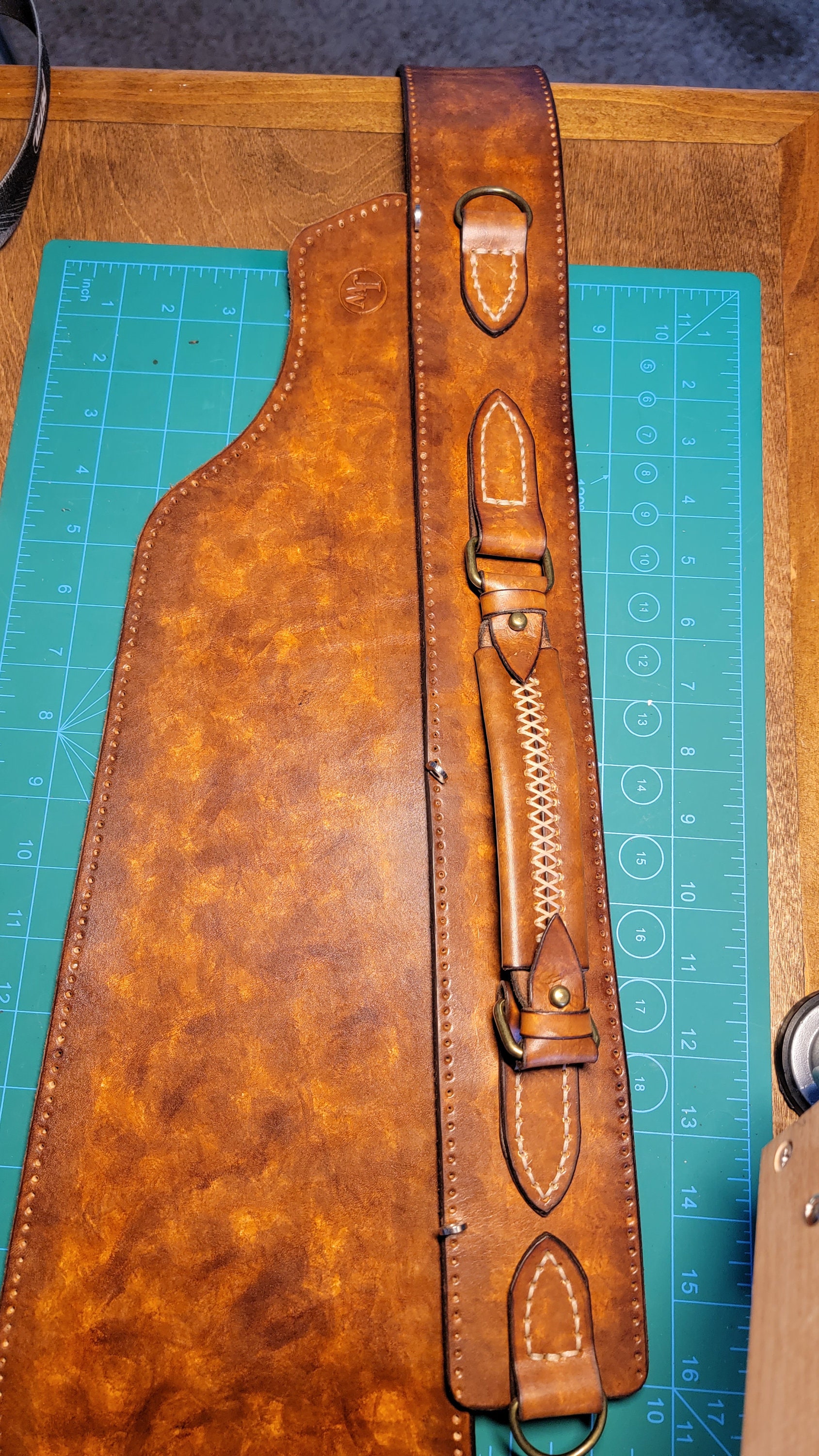 Henry Takedown Survival Rifle Case (PATTERN Only), Leather Rifle Case ...