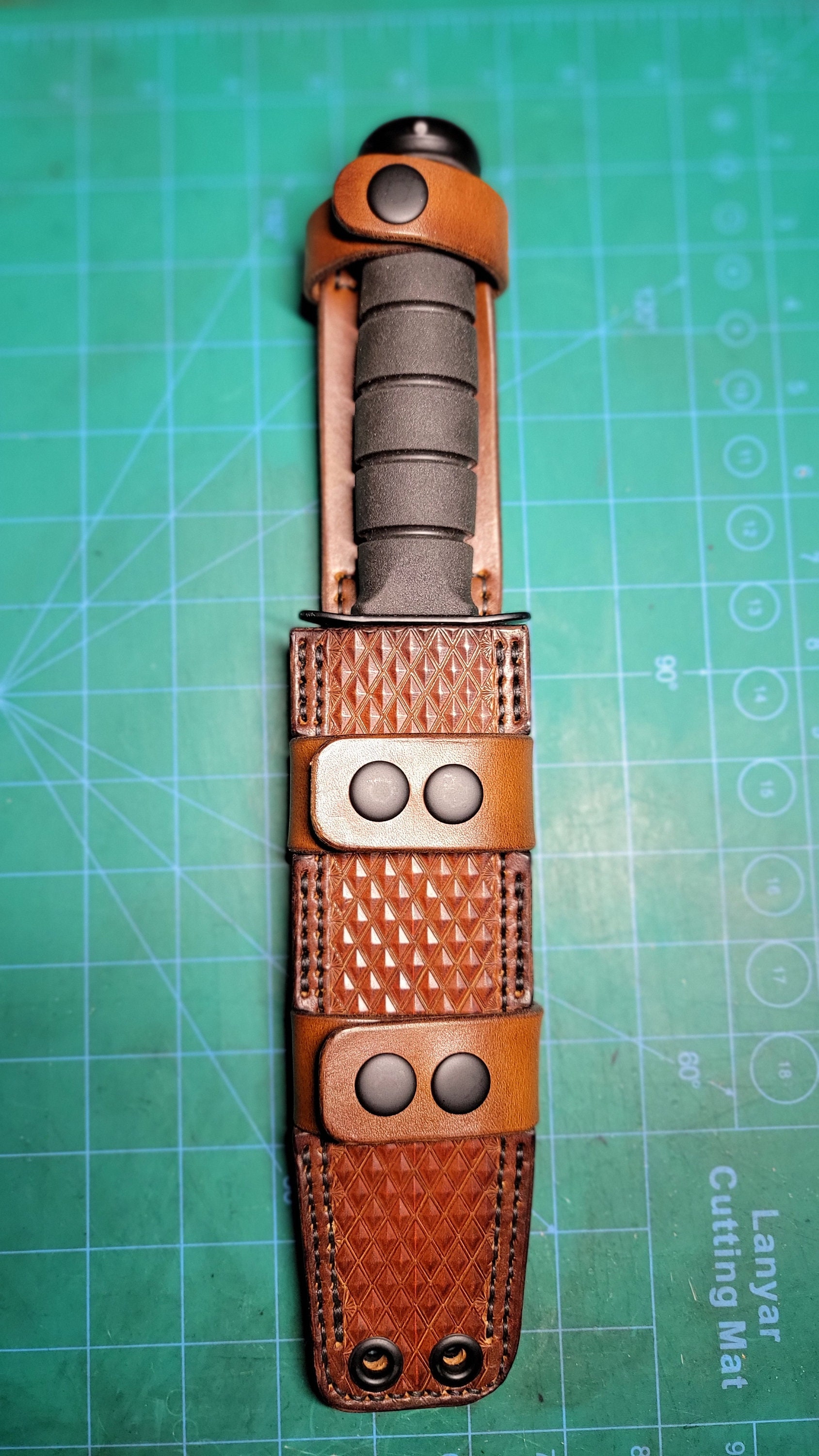 Ka-bar Sheath, Ka-bar Knife, USMC Ka-bar Sheath, USMC Ka-bar, Leather ...