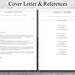 ATS Friendly Resume Template For MS Word Pages Google Docs Etsy