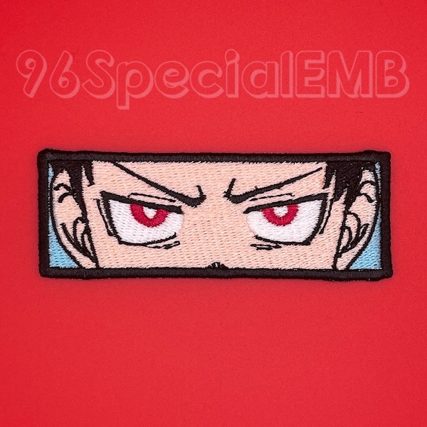 Embroidered Anime Eyes Patch - Etsy