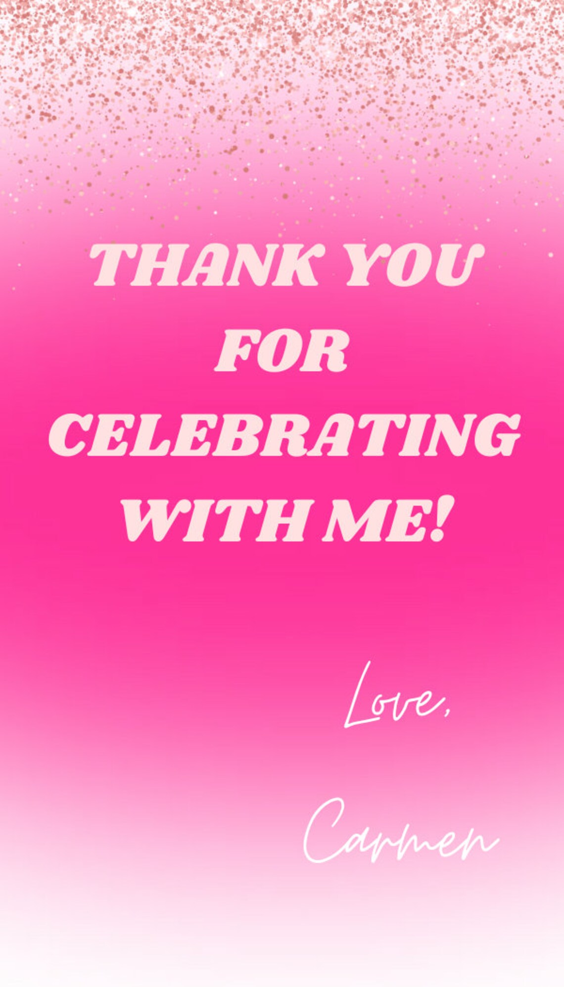 Shades of Pink Girls 8th Birthday Editable Invitation Template With ...