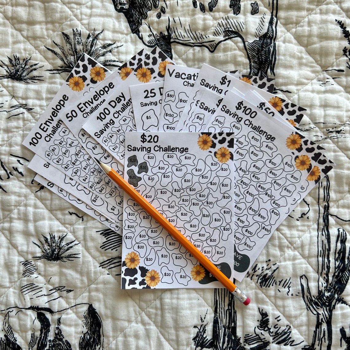 PRINTABLE Money Saving Challenge, Savings Tracker Bundle, Envelope ...