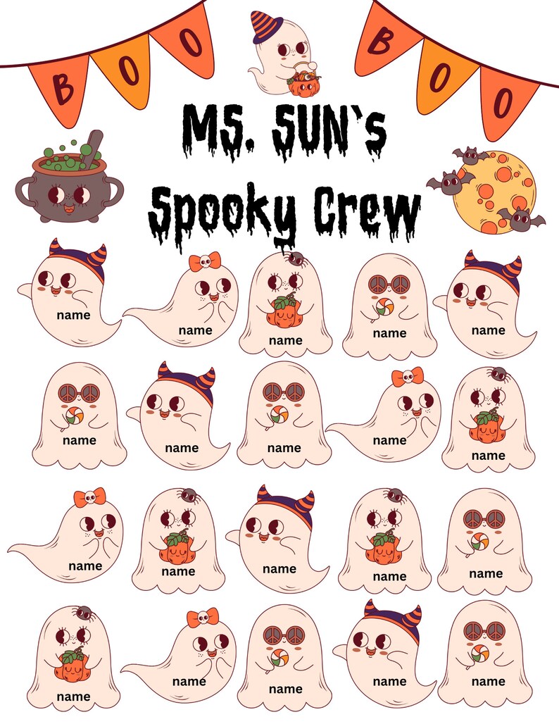 Editable Halloween Signs for Classroom, Trick or Teach and Teacher's ...
