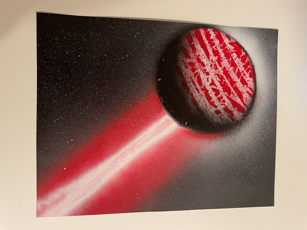 Red Shooting Star - Etsy